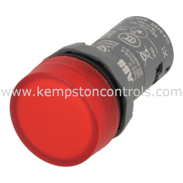 ABB 1SFA619403R5421 ABB COMPACT PILOT LIGHT, RED LED, ILLUMINATED, 380 ...