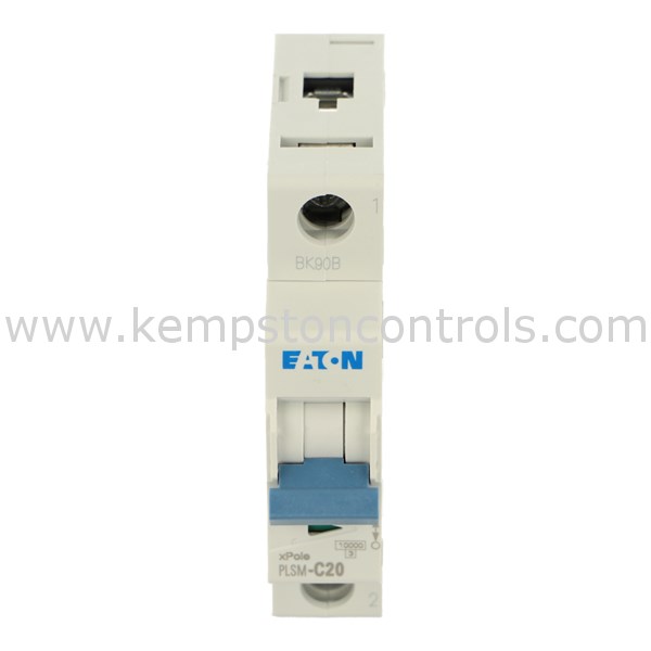 Eaton Moeller PLSM-C20-MW MOELLER MCB 20A 10KA TYPE C SP | Kempston Controls