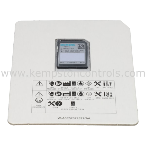 Siemens 6ES7954-8LC04-0AA0 SIEMENS SIMATIC S7, MEMORY CARDS FOR S7-1X ...