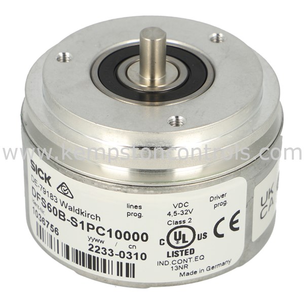 Sick DFS60B-S1PC10000 SICK INCREMENTAL ENCODER, 6MM SHAFT, SYNCHRO FLANGE, 10000PPR 4.5-32V HTL ...