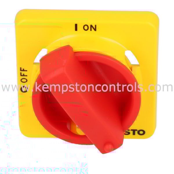 Ensto KSH48 ENSTO RED AND YELLOW HANDLE, IP65 | Kempston Controls