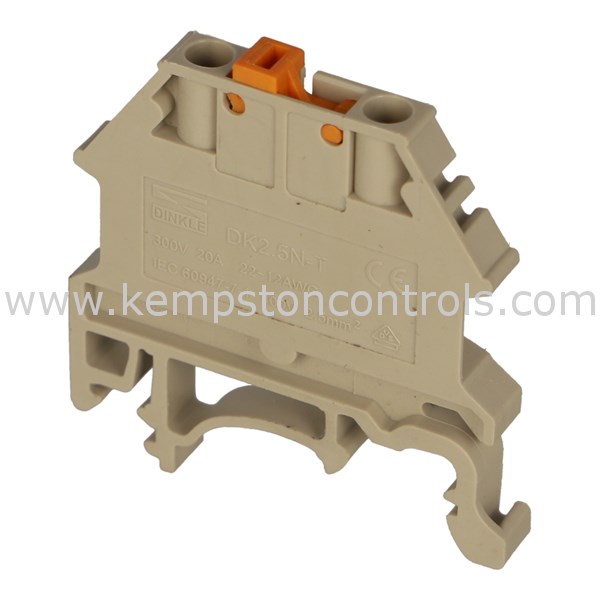 Dinkle DK2.5N-TG DINKLE 2.5MM DISCONNECT DIN RAIL TERMINAL | Kempston Controls