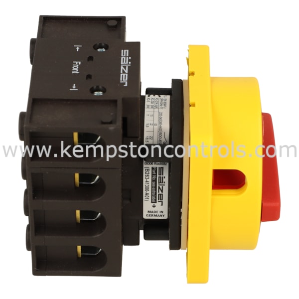 Salzer B263-41400-033N4 SALZER DISCONNECT SWITCH, 63A, 4 POLE, PADLOCK ...