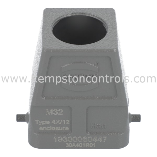 HARTING 19300060447 HARTING HOOD TOP ENTRY, HAN B, SINGLE LOCKING LEVER ...