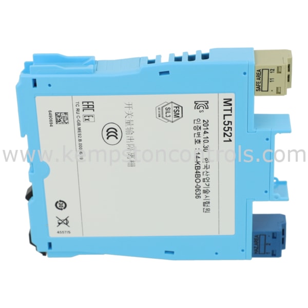 Eaton MTL MTL5521 EATON MTL ISLOATION BARRIER, 1 CHANNEL, 20-35VDC ...