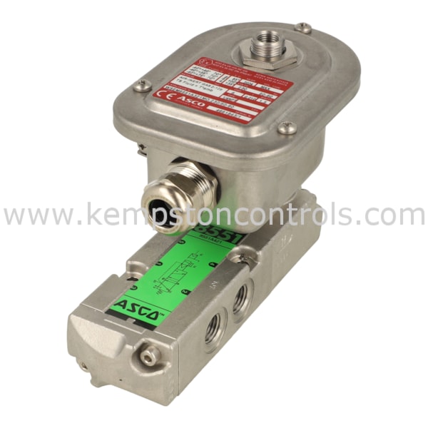 ASCO WSEM8551A321MO.230/50-60 ASCO PILOT OPERATED SOLENOID VALVE-5/2-1/ ...