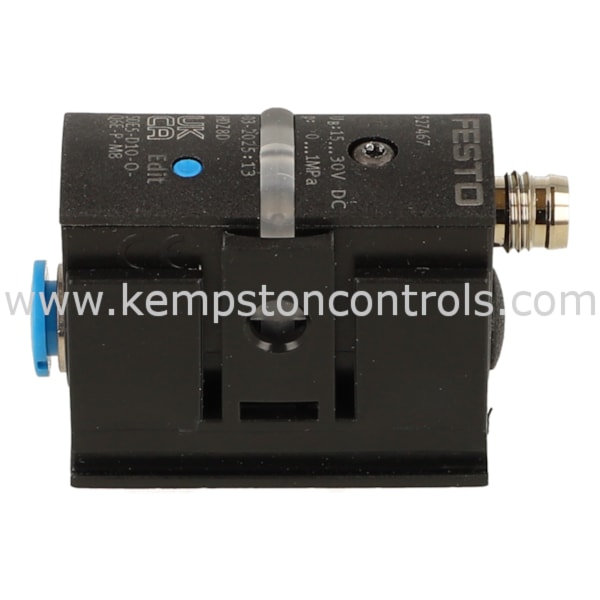 FESTO SDE5-D10-O-Q6E-P-M8 FESTO PIEZORESISTIVE RELATIVE PRESSURE SENSOR ...