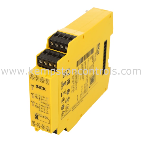 Sick UE410-4RO3 SICK SAFETY CONTROLLER, 4 N/O CONTACTS, 2 24VDC ALARM ...