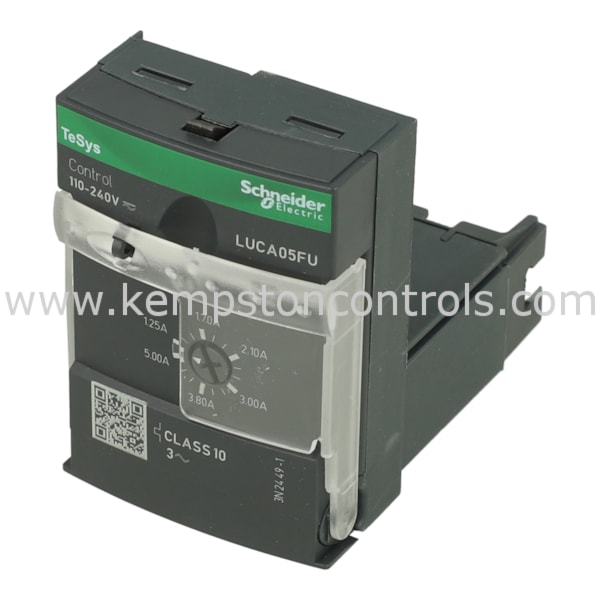 Schneider LUCA05FU SCHNEIDER MOTOR STARTER CONTROL UNIT 1.25-5A 110 ...