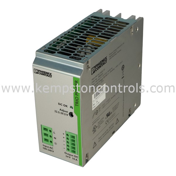Phoenix 2866323 PHOENIX POWER SUPPLY, PRIMARY SWITCHED, DIN MOUNT, 1 ...