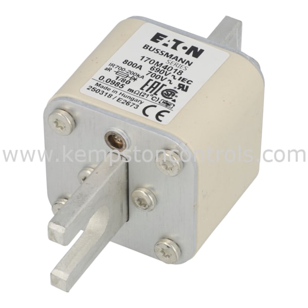 Bussmann 170M4018 BUSSMANN SQUARE-BODY HIGH-SPEED FUSE, 800A 660V 1/80 ...