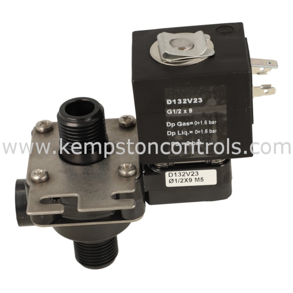 Emerson Asco D132V23-Z130A G1/2x9 V230/50Hz ASCO NUMATICS SOLENOID VALVE D132 SERIES, 2/2 NC ...