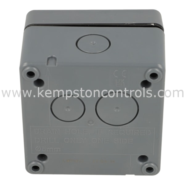 Schneider LWP1612 SCHNEIDER SWITCH, 1 GANG, 2 WAY, 10AX, GREY, IP66 ...
