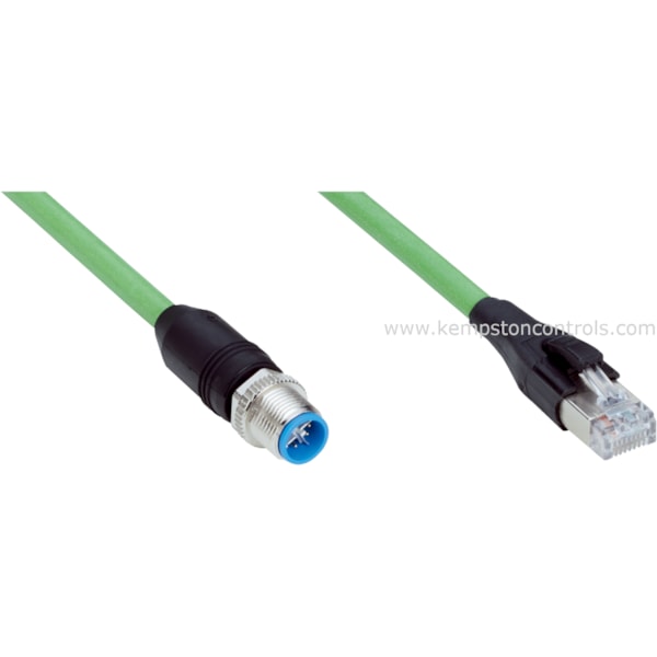 Sick YM2X18-100EG1MRJA8 SICK PLUG CONNECTOR CABLE, MALE M12 TO MALE ...