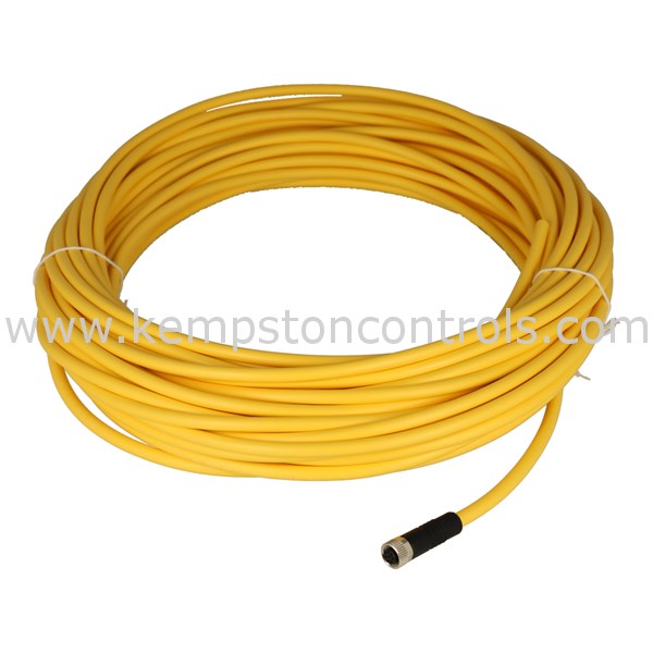 Pilz PSEN cable M8-8sf, 20m PILZ CONNECTION CABLE, PUR, YELLOW, 8 PIN ...