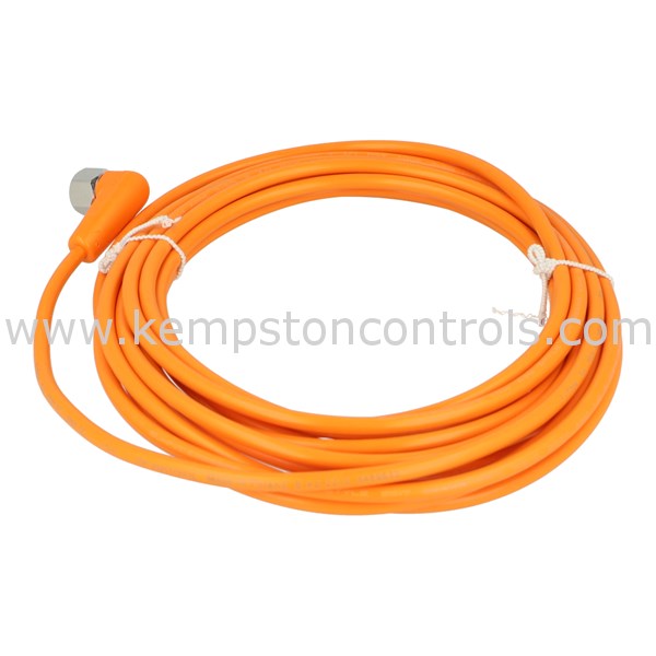 IFM EVT004 IFM CONNECTOR CABLE, M12, FEMALE, ANGLED, 4 PIN, 5M ORANGE ...