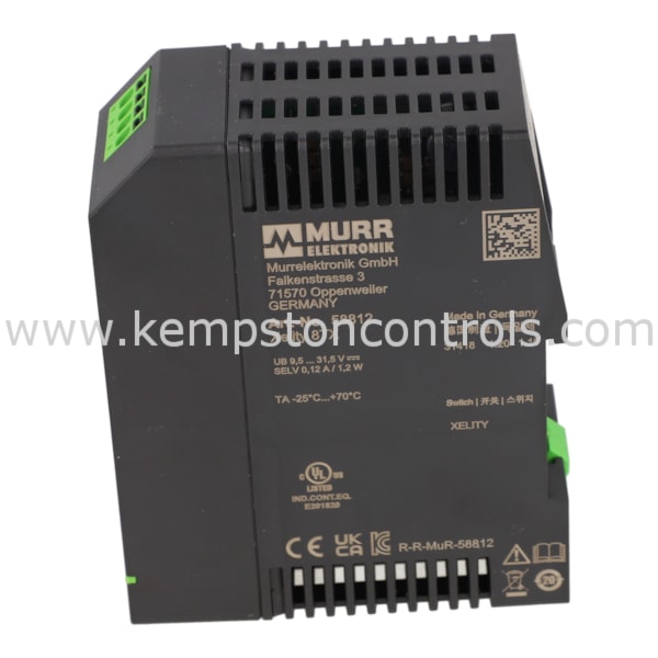 MURR 58812 MURR XELITY 8TX UNMANAGED SWITCH 8 PORT 100MBIT | Kempston ...