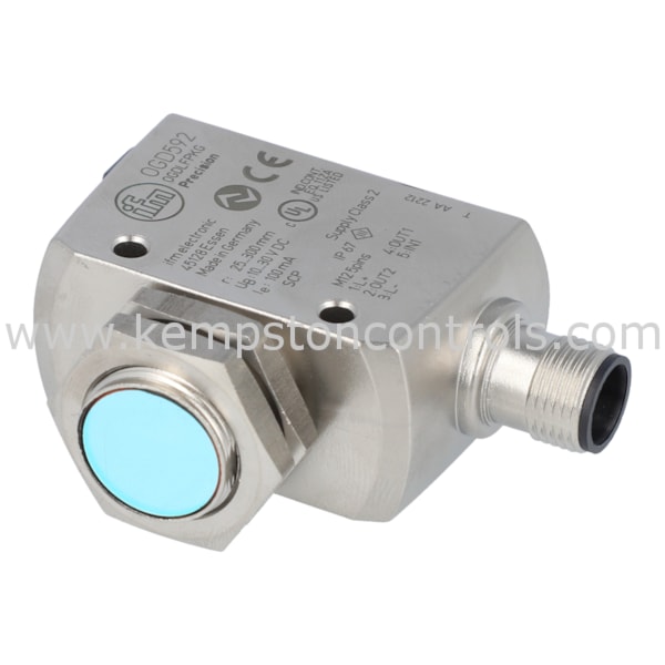 IFM OGD592 IFM PHOTOELECTRIC DISTANCE SENSOR, 0.03 TO 19.2M RANGE, PNP, 2NO/NC, 33HZ, 10-30VDC ...