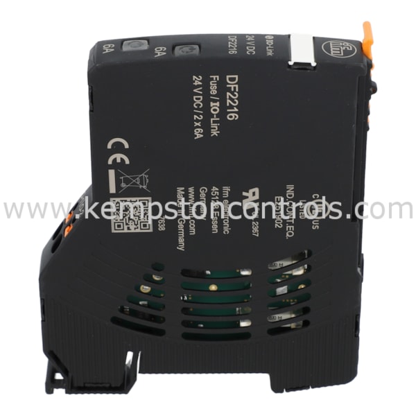 IFM DF2216 IFM ELECTRONIC CIRCUIT BREAKER, 24VDC, PUSH-IN TERMINAL ...