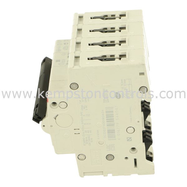 ABB 2CDS274001R0634 ABB MINIATURE CIRCUIT BREAKER, 4 POLE, C TYPE 63A 10KA | Kempston Controls