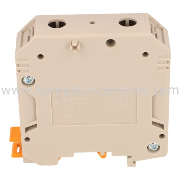 Dinkle DK50 DINKLE 50MM DIN RAIL TERMINAL GREY | Kempston Controls