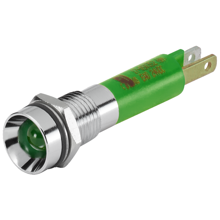 EAO 17-050351 EAO INDICATOR M8, LED 5MM, INTERNAL REFLECTOR, POLISHED ...