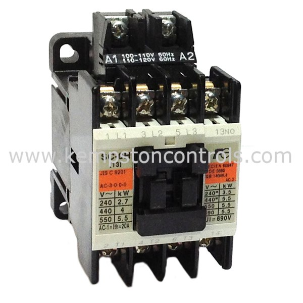 Fuji SC0/H-1A/1 SC-0/H 1A AC100/110V CONTACTOR 1 N/O AUX SINGLE BUTTON ...