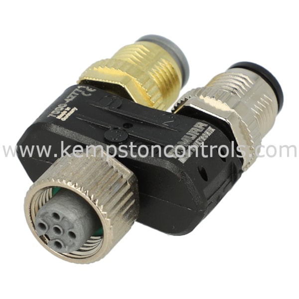 MURR 7000-42771-0000000 MURR T-COUPLER SLIMLINE M12-FEMALE 5P. / 2X M12 ...
