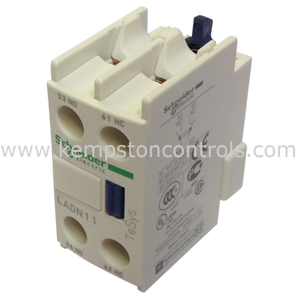 Schneider LADN11 SCHNEIDER AUXILIARY CONTACT BLOCK 1NO+1NC | Kempston ...