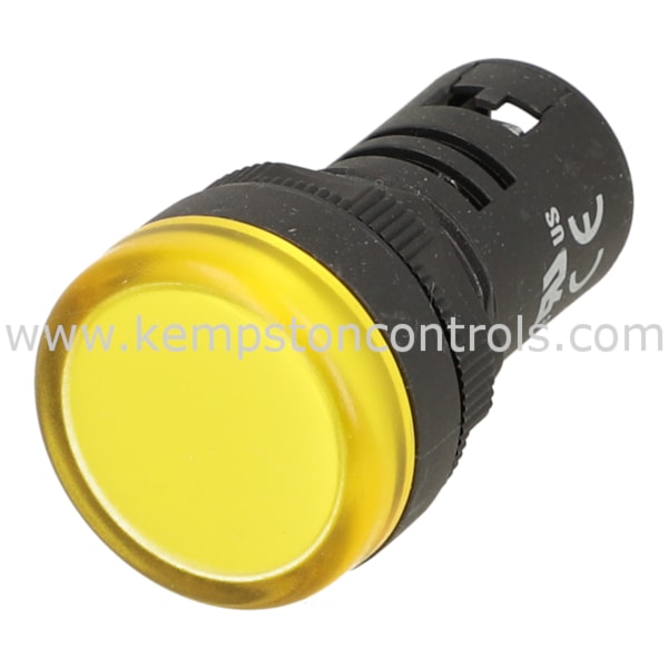 CHINT ND16Y12 CHINT LED INDICATOR, AC/DC, TELLOW, 12 V. | Kempston Controls
