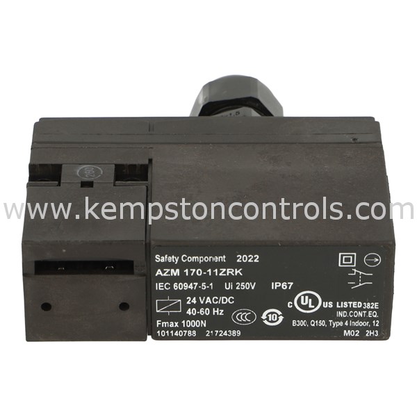 Schmersal AZM170-11ZRK 24 VAC/DC SCHMERSAL SOLENOID INTERLOCK, 24VAC/DC ...