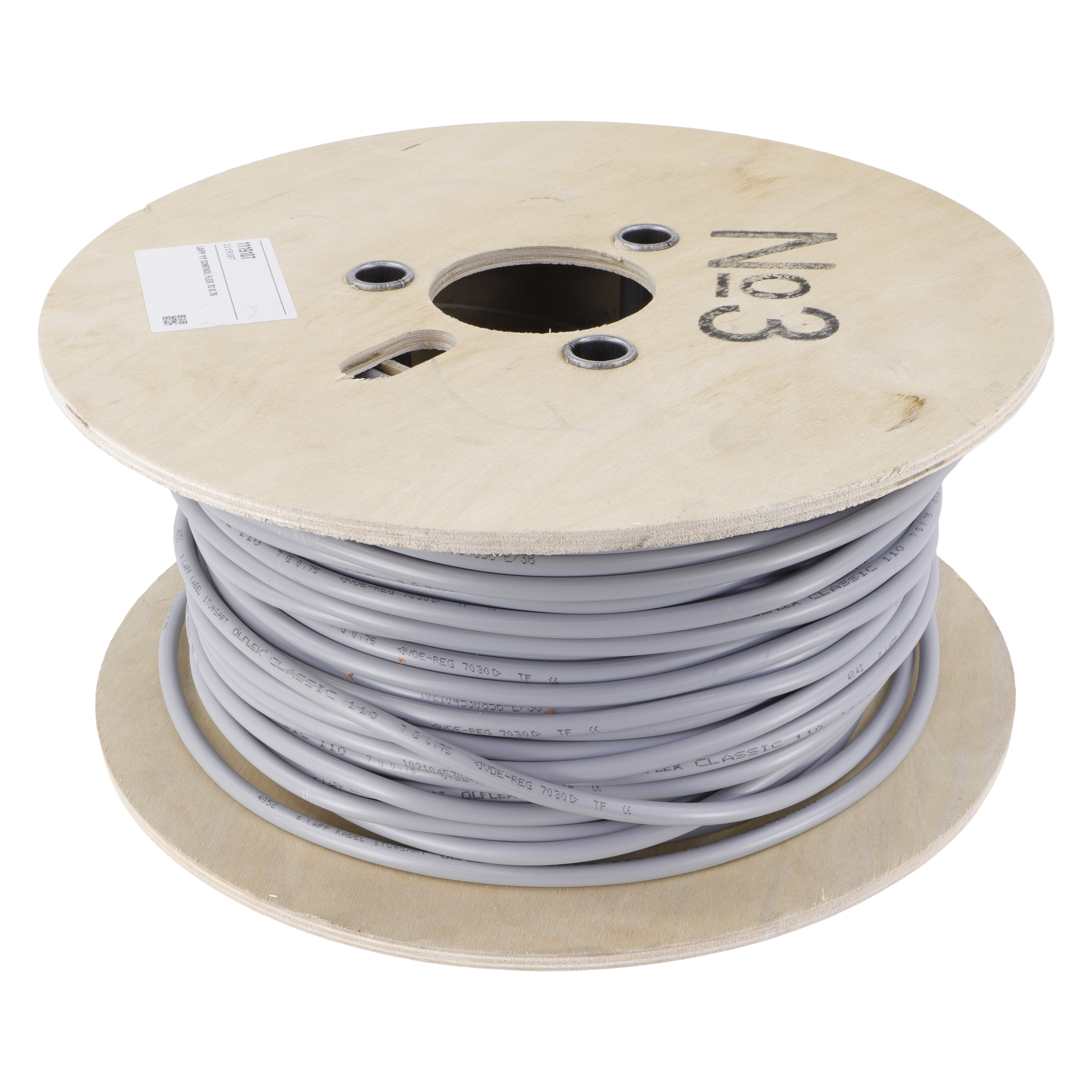 Lapp 1119107 LAPP OLFLEX CLASSIC 110 CONTROL CABLE, 7 CORES, 0.75MMSQ ...