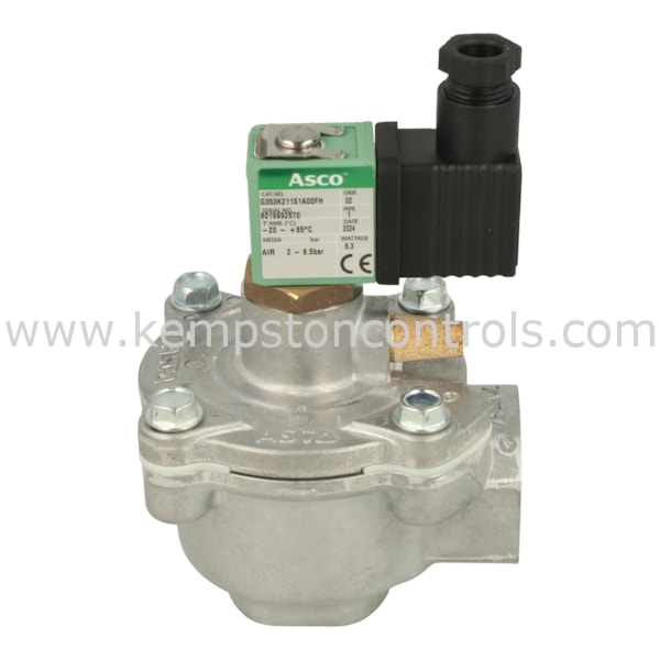 Emerson Asco G353K211S1A00FH ASCO SERIES 353 PULSE VALVE, 1" PIPE SIZE ...