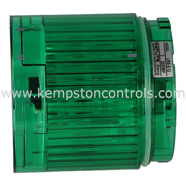 Patlite LR5-E-G PATLITE LED MODULE, GREEN, COLORED LENS, 50MM DIA. FOR ...