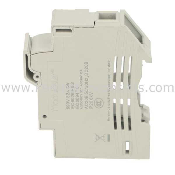 Mersen P1062705 MERSEN MODULAR FUSE HOLDER, IEC, 1P, 10X38, DIN RAIL ...
