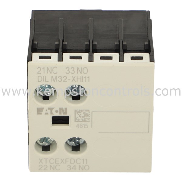 Eaton Moeller DILM32-XHI11 MOELLER AUXILIARY CONTACT MODULE, 2 POLE ...