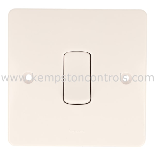Legrand 730001 LEGRAND SYNERGY 1 GANG 2 WAY PLATE SWITCH WHITE ...
