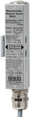 WIKA BGU-AHT MAGNETIC SWITCH, 1A, 230VAC, 20W, FOR LEVEL GAUGES ...