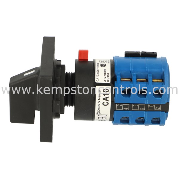 Kraus and Naimer CA10 A007 FT2 F785 KRAUS AND NAIMER CHANGEOVER SWITCH, 20A, 3 POLE, 360°, GREY ...