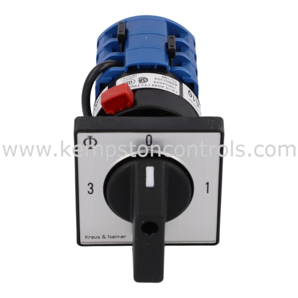 Kraus and Naimer CA10.A048.FT2 KRAUS AND NAIMER ROTARY SWITCH, 20A, 3 POLES, 4 POSITION ...
