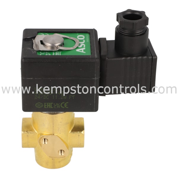 Emerson Asco SCE370A017.24/DC ASCO NUMATICS SOLENOID VALVE TAPPED RP 1/ ...