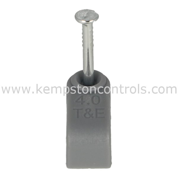 KTEC Accessories KTEC4TEGCC KTEC 4.0MM SINGLE TWIN & EARTH CLIP GREY ...