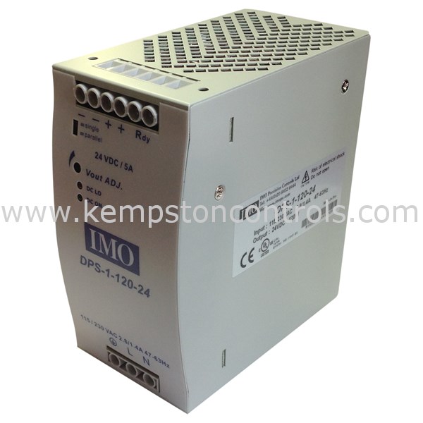 IMO DPS-1-120-24DC POWER SUPPLY 90-265V AC INPUT 24V DC OUTPUT 120 WATTS 5A | Kempston Controls