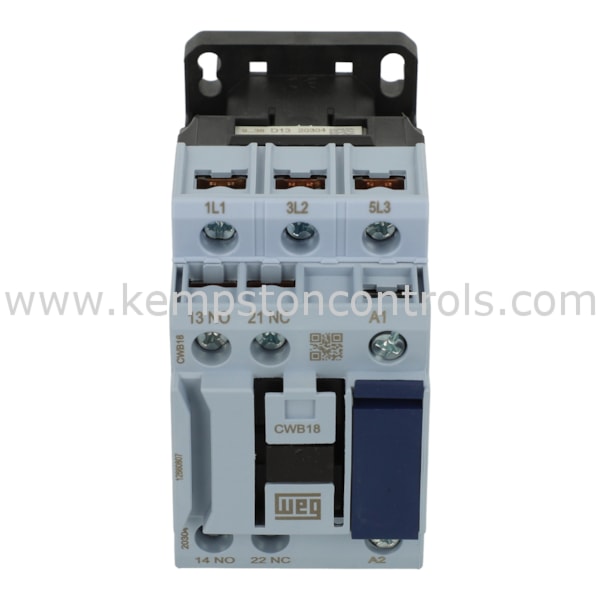 WEG CWB18-11-30-110VAC WEG CONTACTOR, CONTROL VOLTAGE 110V 50/60HZ, 18 ...