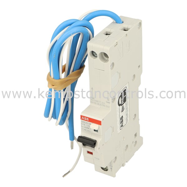 ABB 2CSR275051R1164 ABB RESIDUAL CURRENT CIRCUIT BREAKER WITH RCBO, 10KA, 1P+N, C TYPE, 16A ...