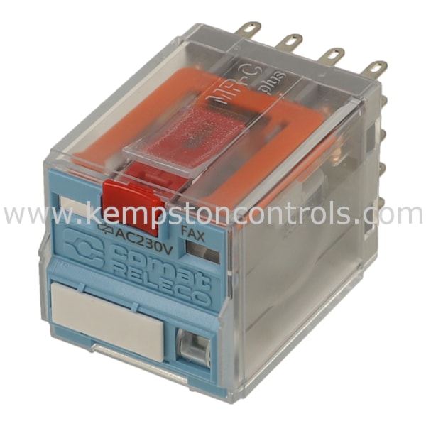 Releco C4-A40X/230VAC RELECO 4 POLE RELAY LAMP | Kempston Controls