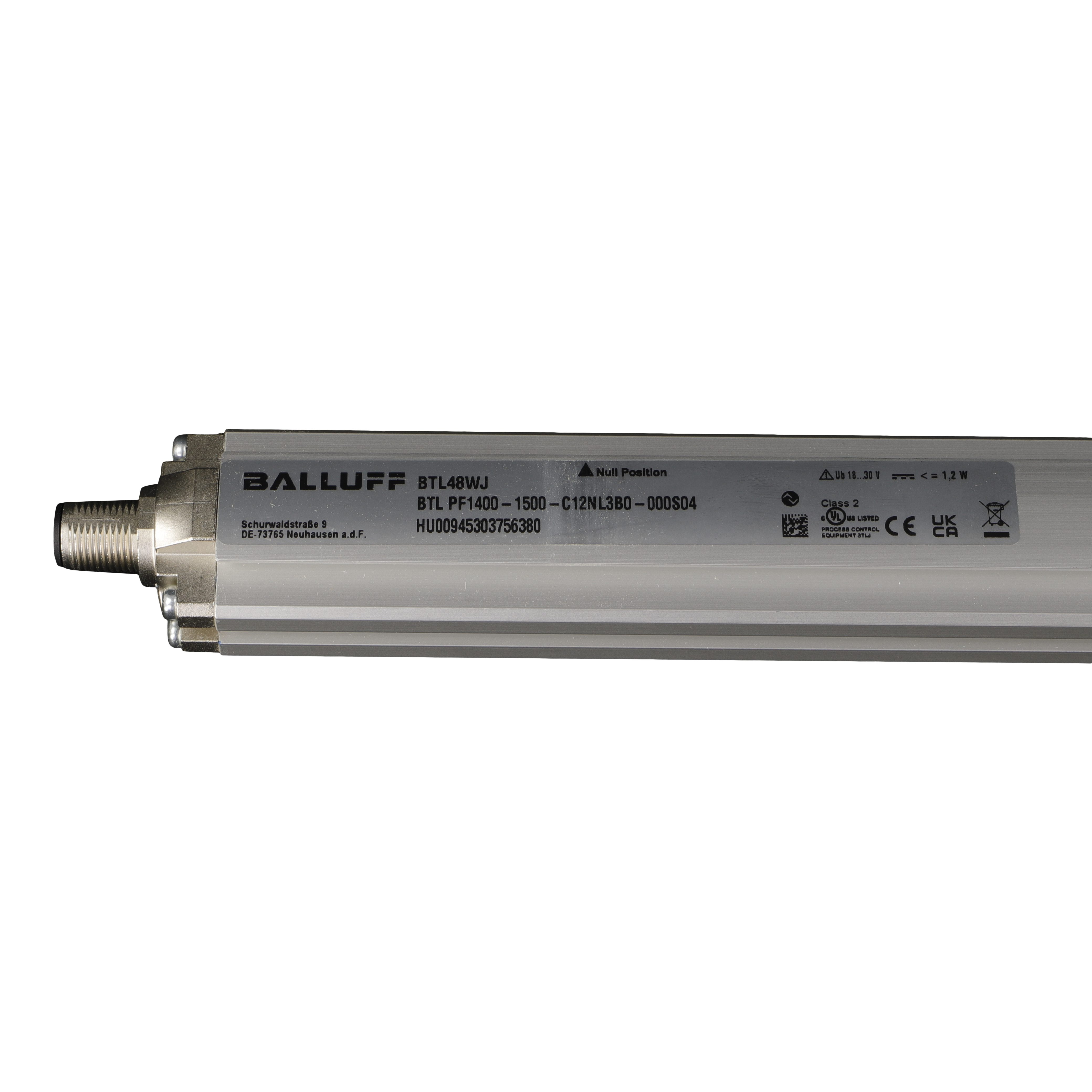 Balluff BTL PF1400-1500-C12NL3B0-000S04 BALLUFF MAGNETOSTRICTIVE LINEAR ...