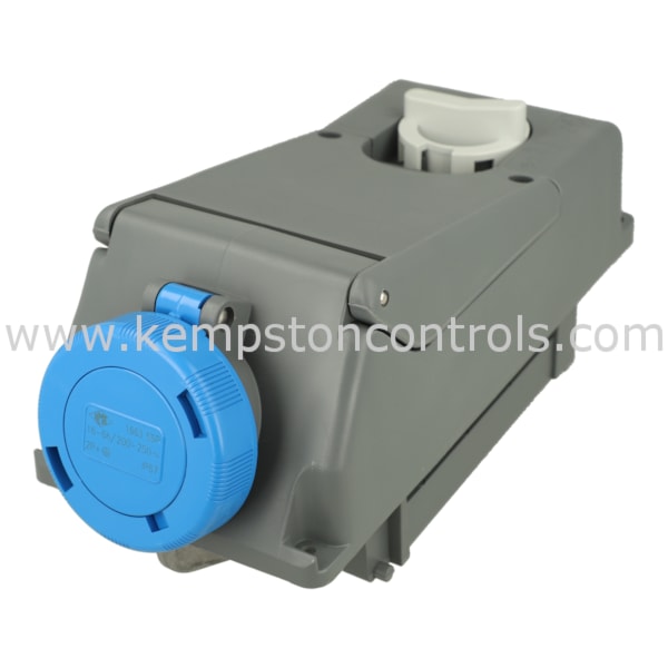 ILME TM1663SSP ILME SWITCHED SOCKET 2 POLES + PE, 6 H (BLUE), 16 A, 200 ...