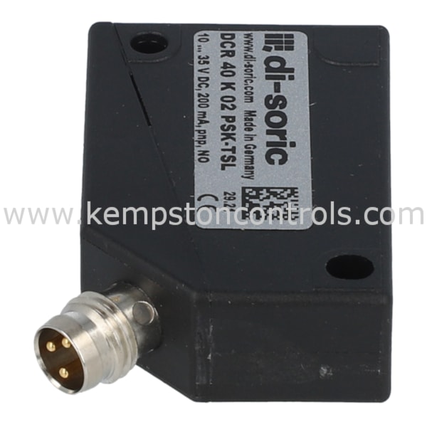 di-soric DCR 40K02-PSK-TSL DI-SORIC INDUCTIVE PROXIMITY SWITCH, 2MM OPERATING DISTANCE, 10-35VDC ...