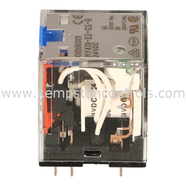 Omron MY4IN-D2-GS-R DC24 OMRON RELAY, PLUG-IN, 14-PIN, 4PDT, 6A, 24VAC ...